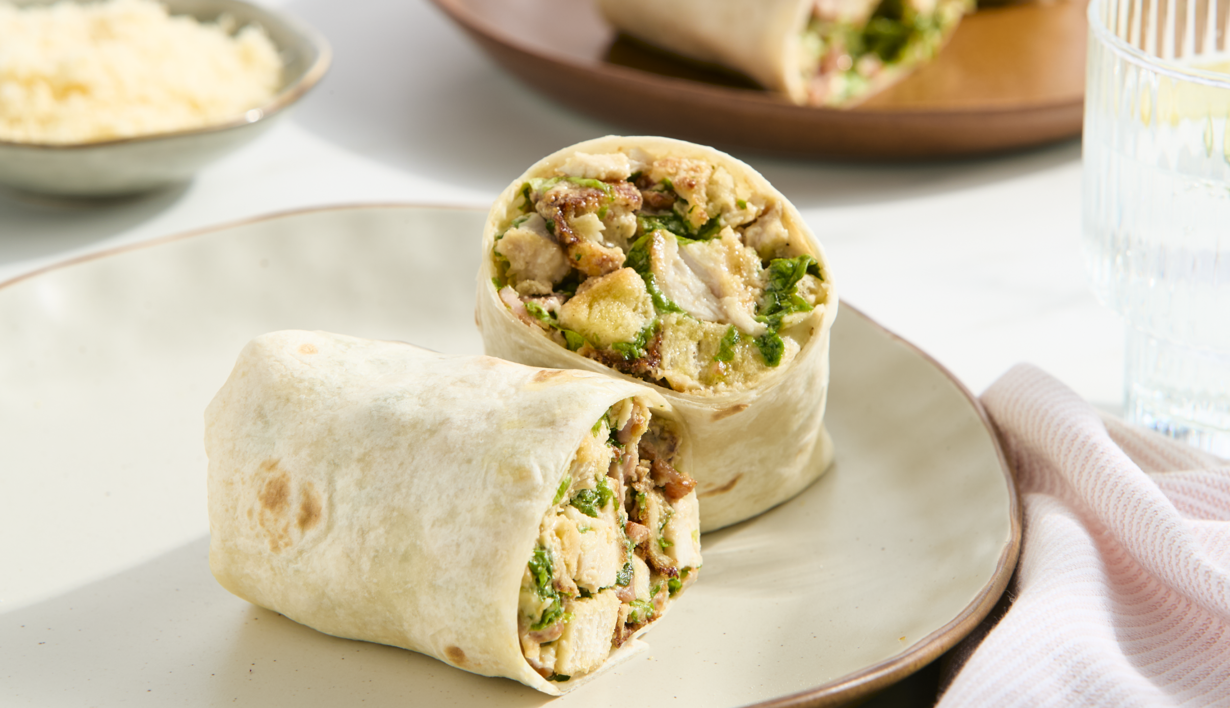 Loaded Chicken Caesar Wrap