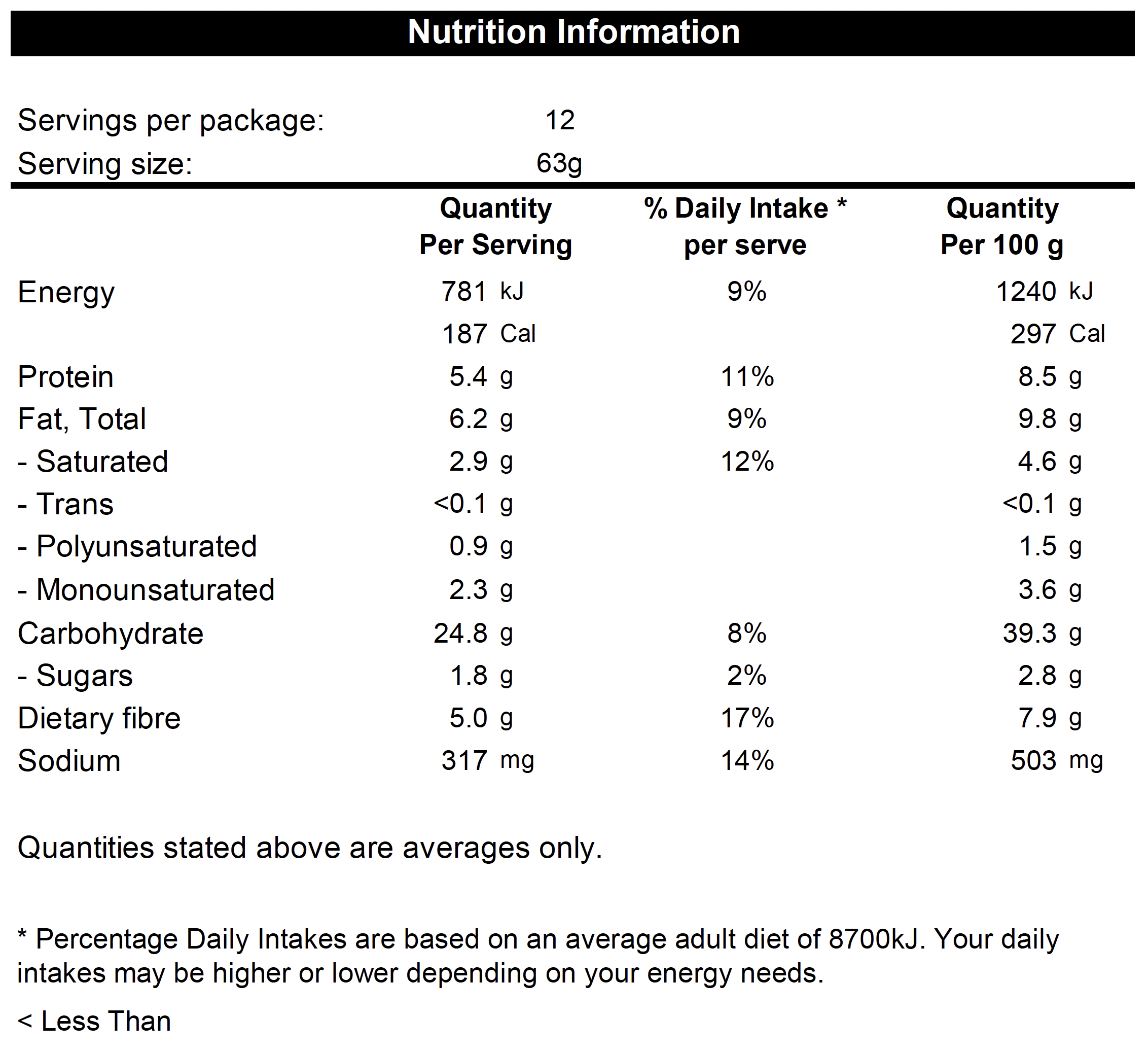 10" Multigrain Flour Tortillas